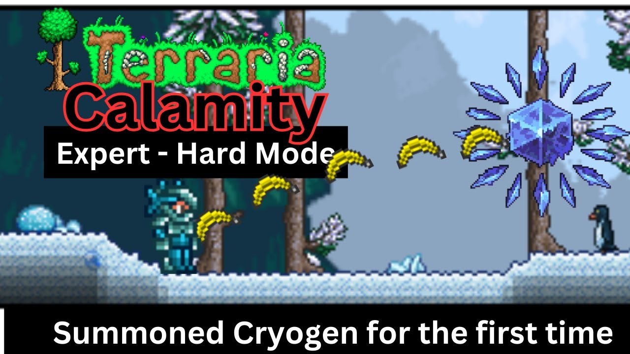 #Terraria #Calamity Gameplay Highlights - Facing Cryogen for the first ...