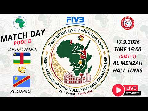 DAY 3 / POOL C /CENTRAL AFRICA(CAF) VS RD.CONGO (COD)