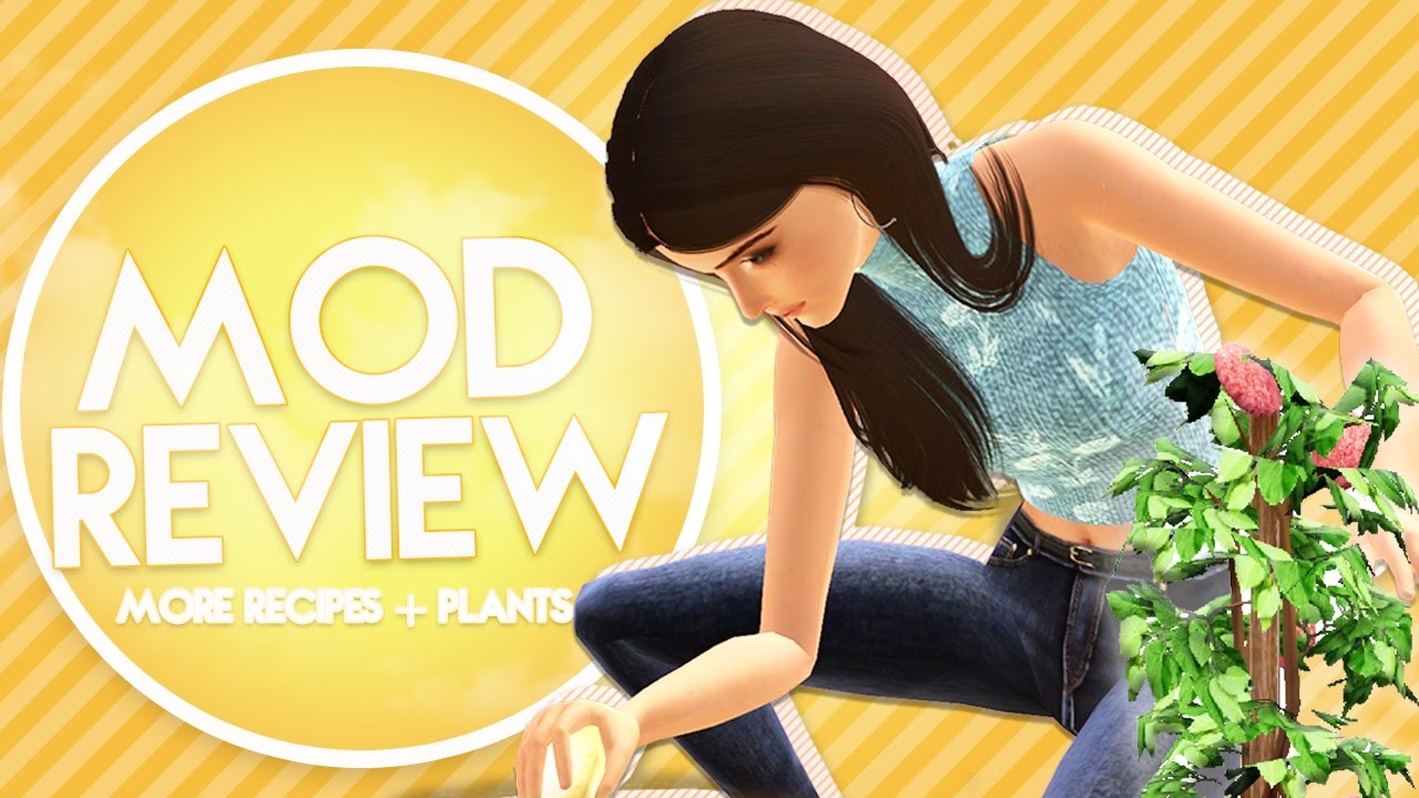 Sims 3 || MOD REVIEW: New Recipes & Plants - Asparagus Plant + TACOS ...