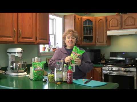 Edamame Hummus - Jazzy Gourmet Cooking School - YouTube