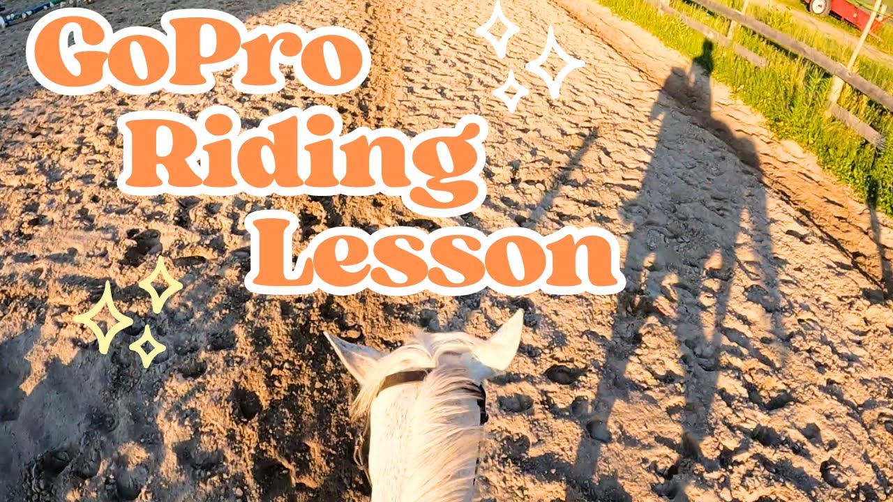 GOPRO HORSE JUMPING LESSON | Horse Riding Vlog - YouTube