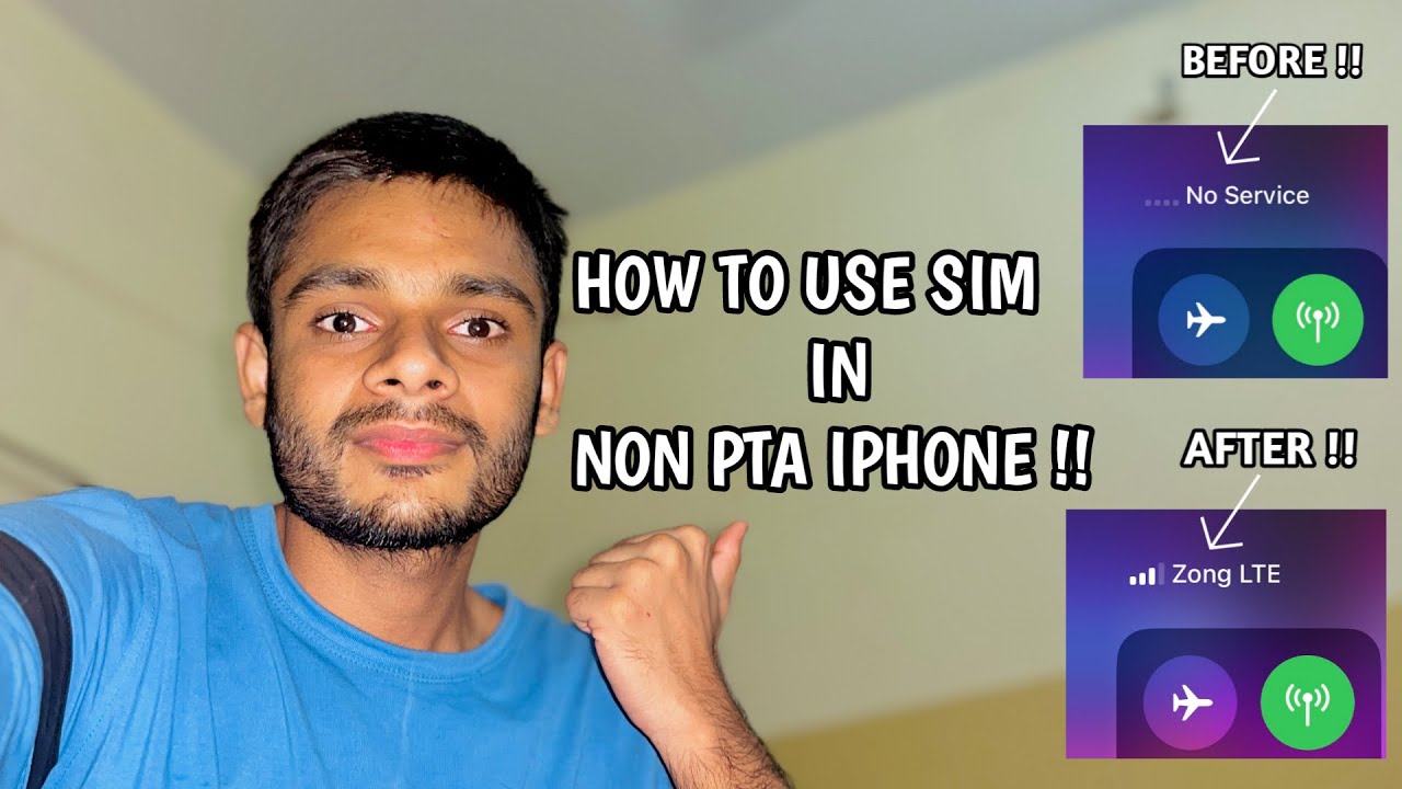 How to Use/Run Sim In NON PTA IPHONE | Part 2 | 100% Working - YouTube