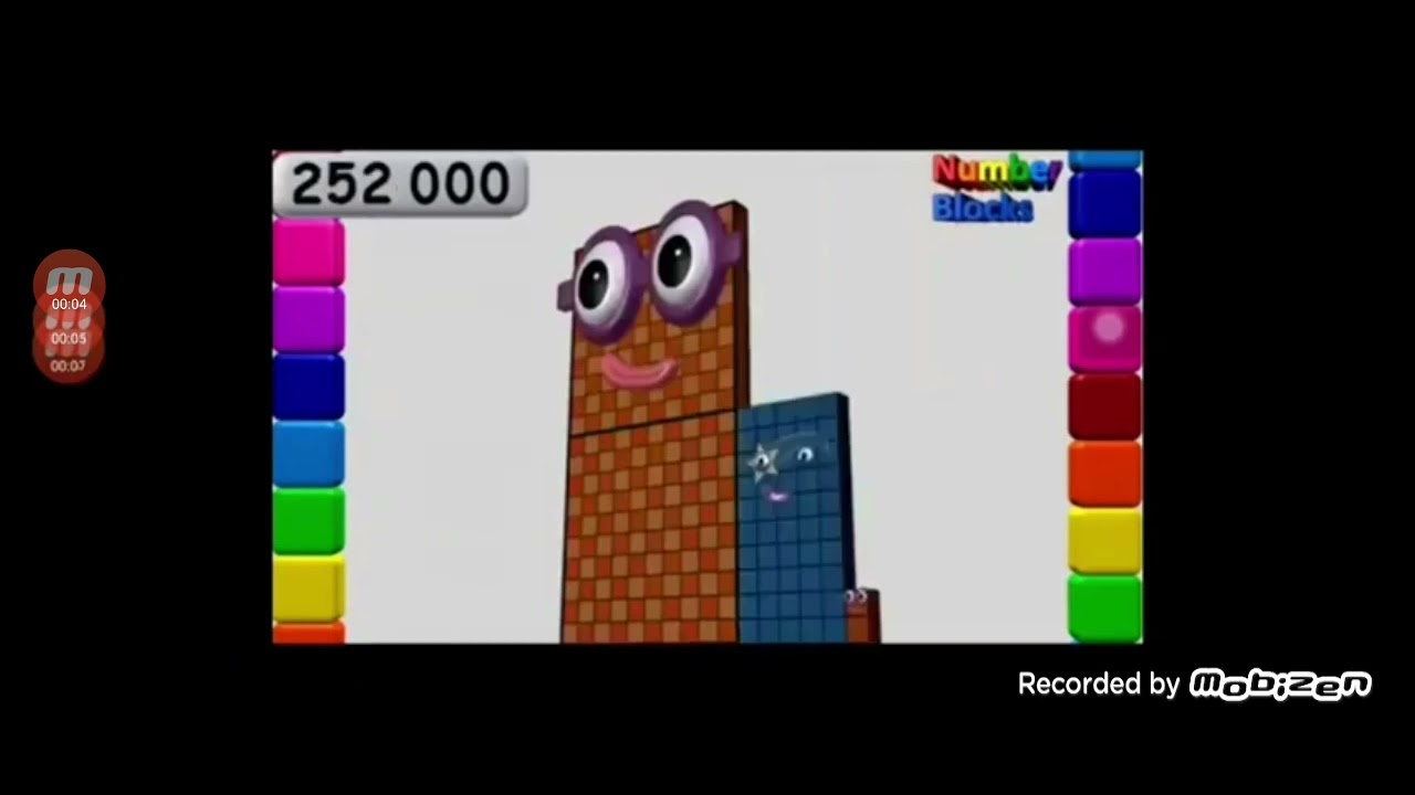 Numberblocks 100,000 to 1,000,000 (16x Speed) - YouTube