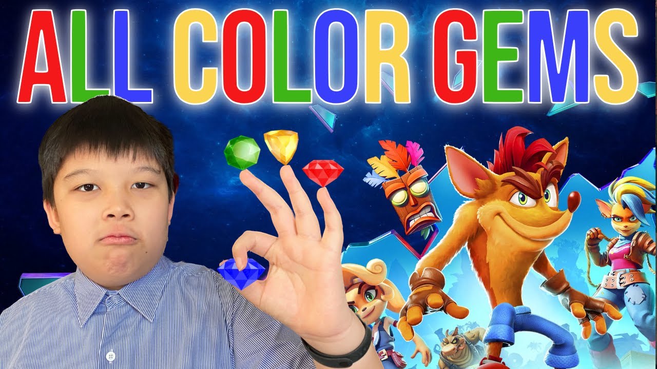 Crash Bandicoot™ 4 Perfect Relics *ALL COLOR GEMS* - YouTube