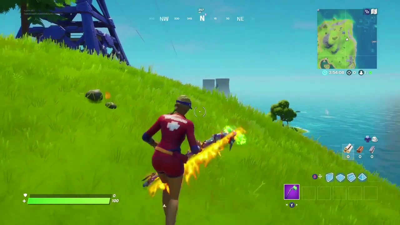 Fortnite How to Make Your Pickaxe On Fire - YouTube