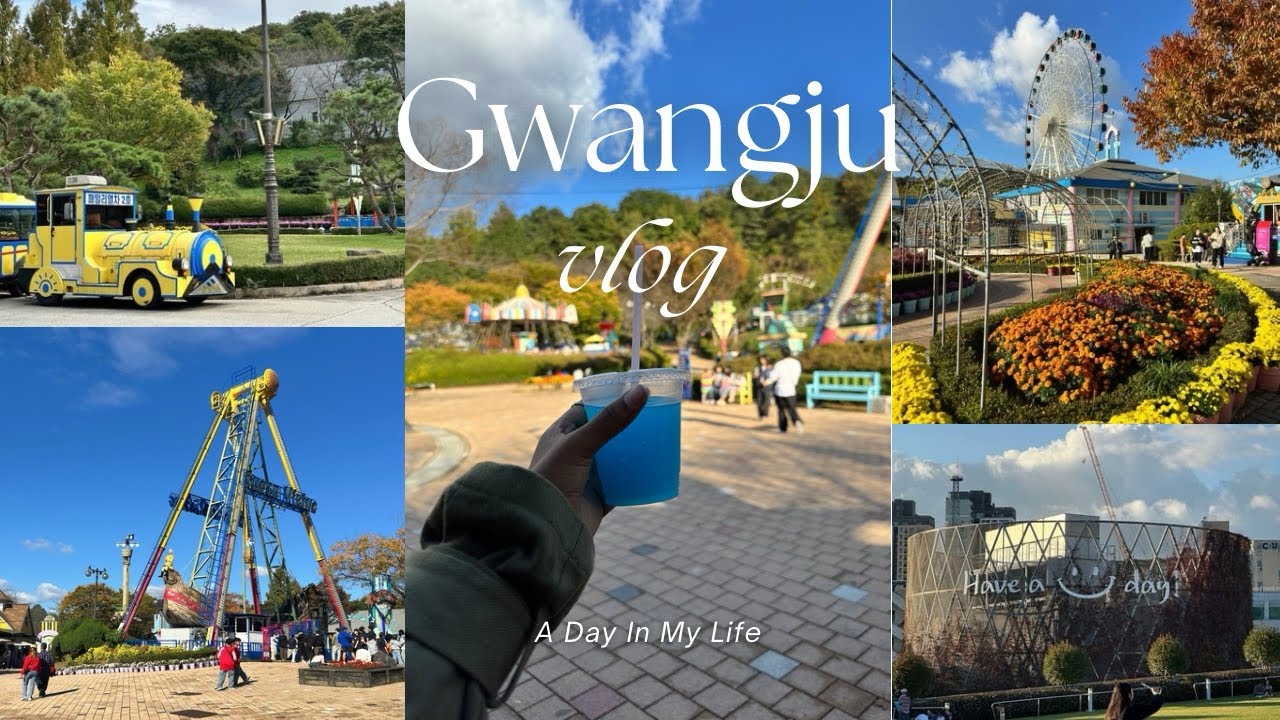 VLOG | Gwangju Family Land, Shopping, Life in South Korea 🇰🇷 - YouTube