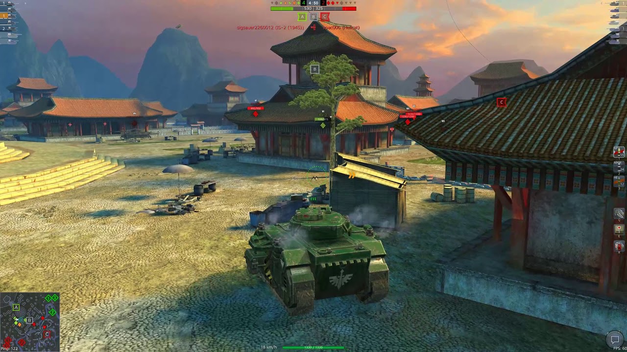 World of Tanks Blitz : Predator at Lost Temple - YouTube