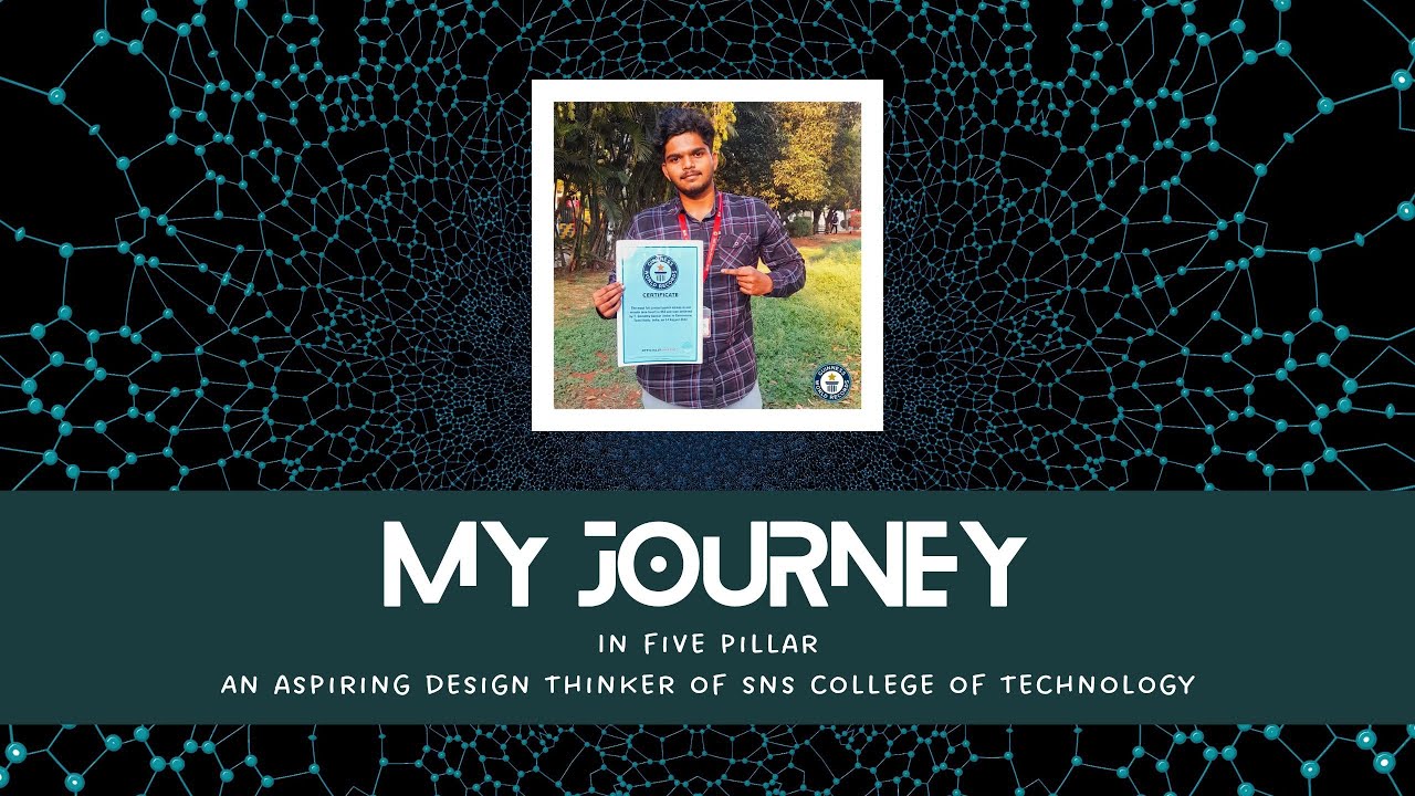MY JOURNEY IN SNS FIVE PILLAR AWARD #snsinstitutions #snsdesignthinkers ...
