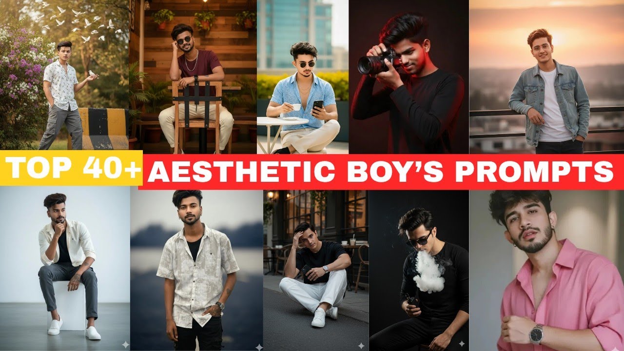 Top 40+ Aesthetic Boy's Prompt | google gemini photo editing |google ...