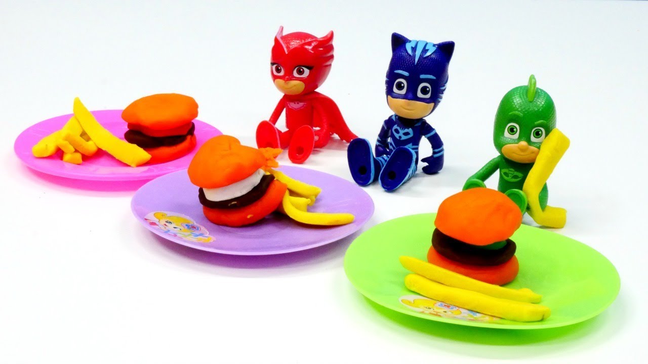 Burger für die Pyjamahelden! PJ Masks Toys. - YouTube