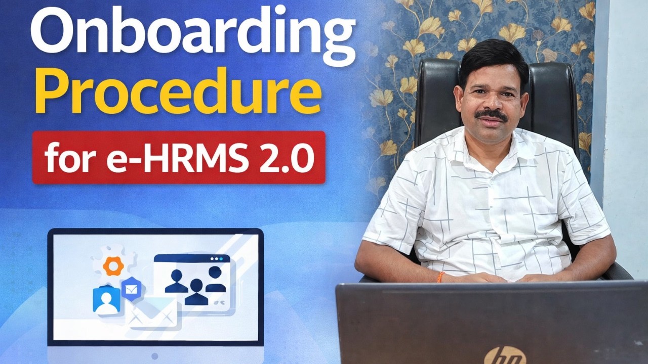 Onboarding Procedure for e HRMS 2.0 - YouTube