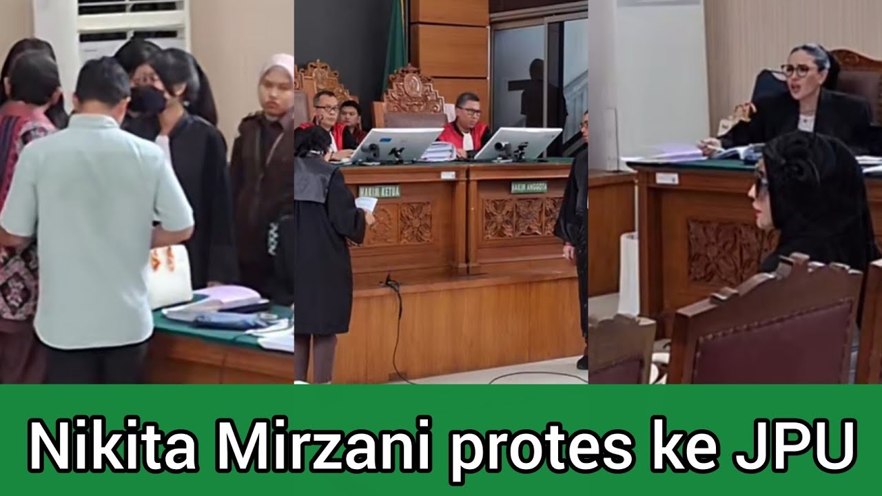 FULL !! Nikita Mirzani kritik JPU karna potong pembicaraan saksi - YouTube