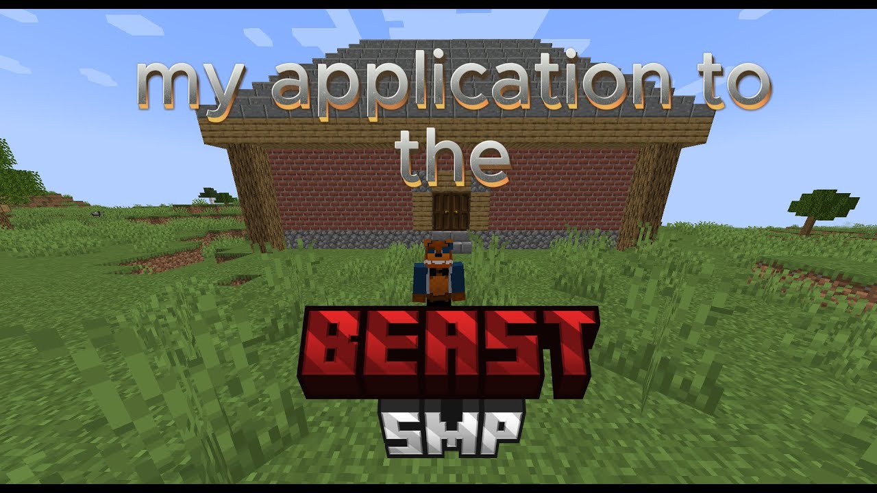 my application to beast SMP - YouTube