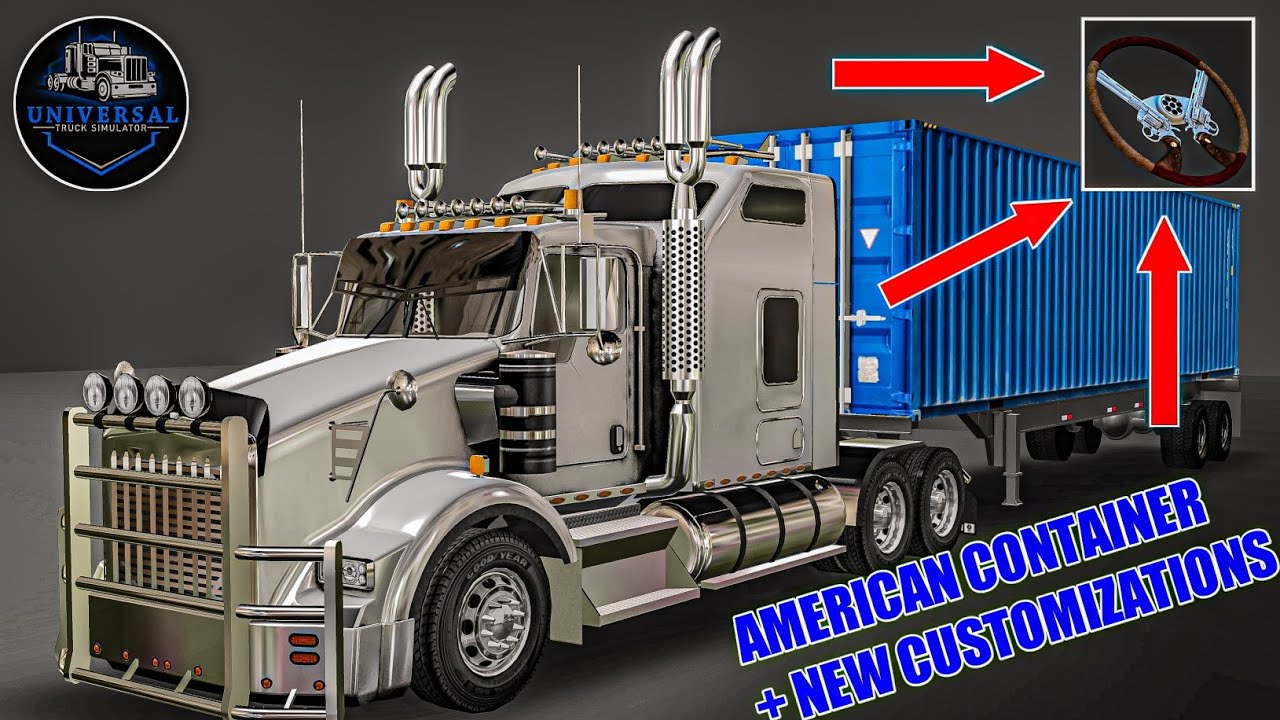 Universal Truck Simulator: American Container Trailer + New ...
