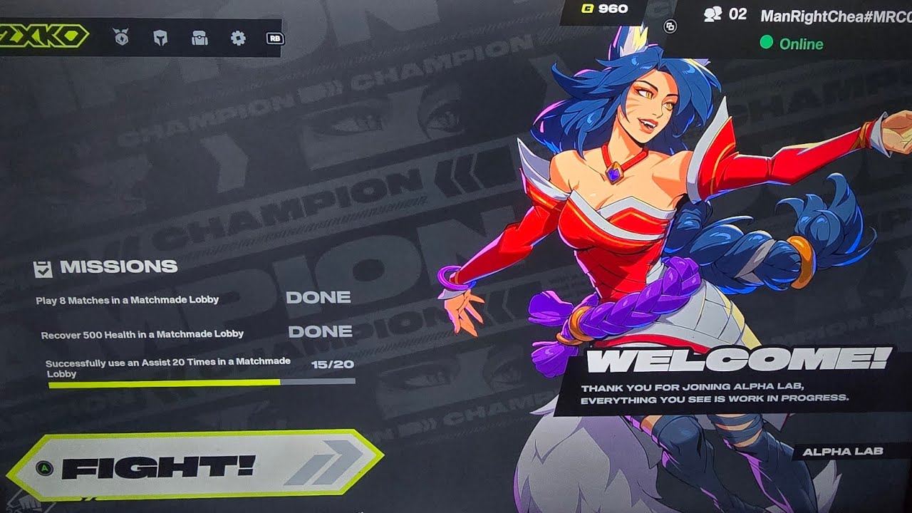2XKO Alpha Lab footage! Lobby match! - YouTube