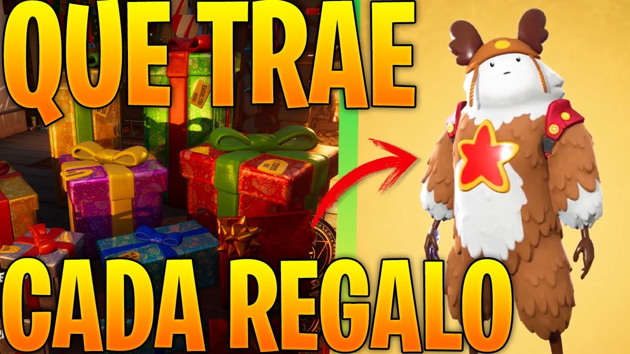 QUE TRAEN TODOS LOS REGALOS DE NAVIDAD FORTNITE - QUE CONTIENE CADA ...