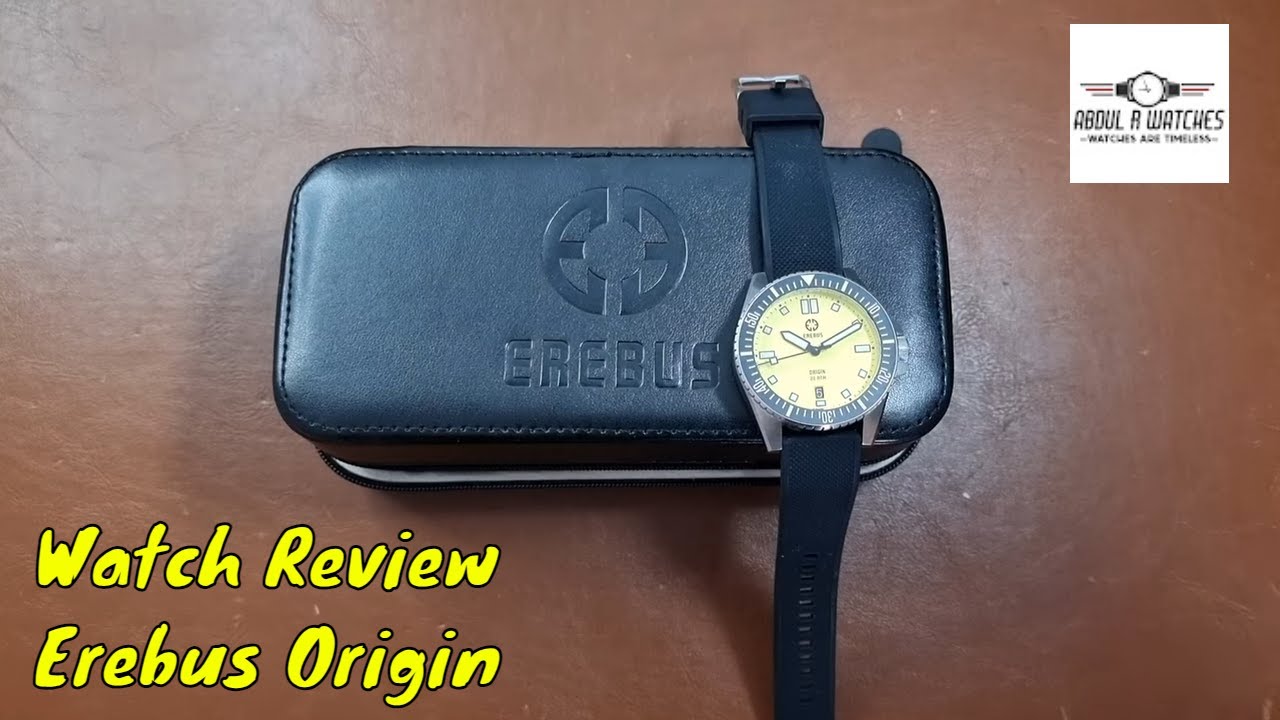 Watch Review ⌚️ Erebus Origin Yellow Diver Watch - YouTube