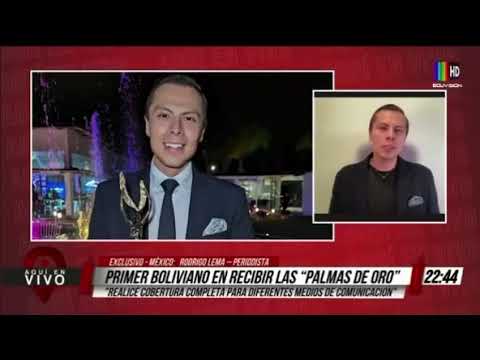 Rodrigo Lema gana Palmas de Oro y medalla Huascar Cajías. #Periodismo # ...