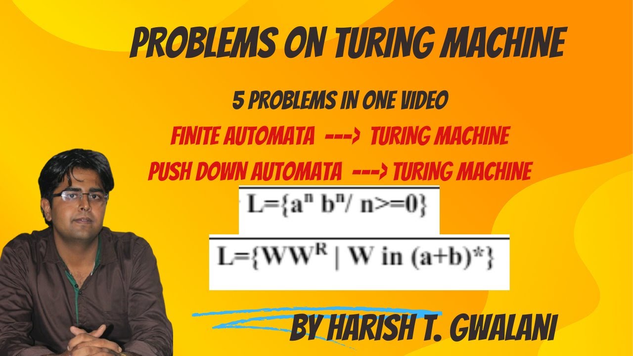 65. What is Turing Machine and Design Turing Machine in TOC - YouTube