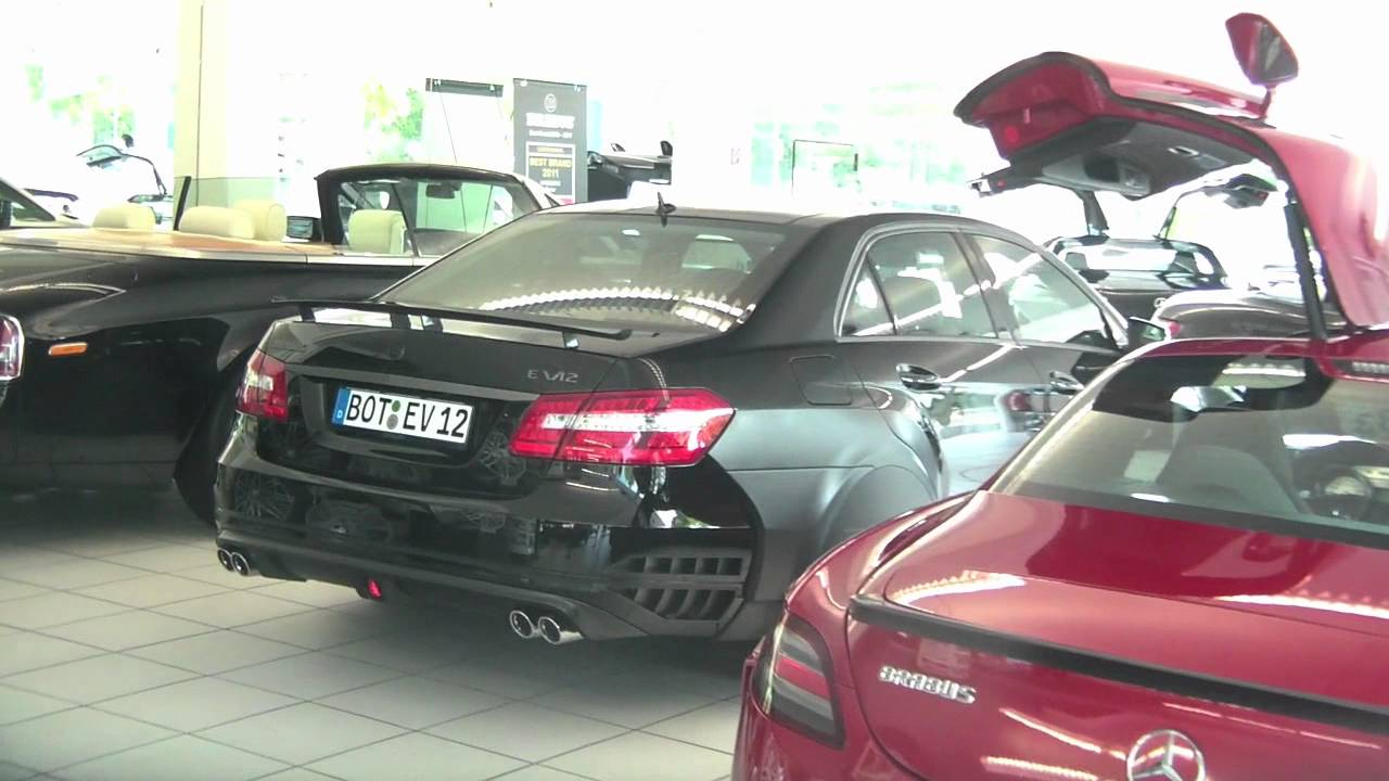 BRABUS Showroom & Parking lot in Bottrop-Germany - YouTube