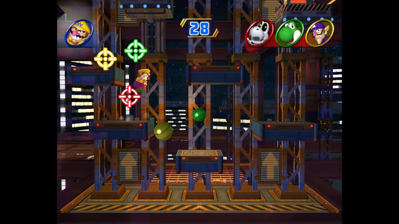 Mario Party 8 minigame: Gun the Runner 60fps - YouTube