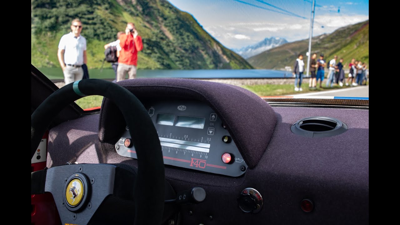 Ferrari F40 LM -No Speed Limit- Racing Up The Swiss Alps - YouTube
