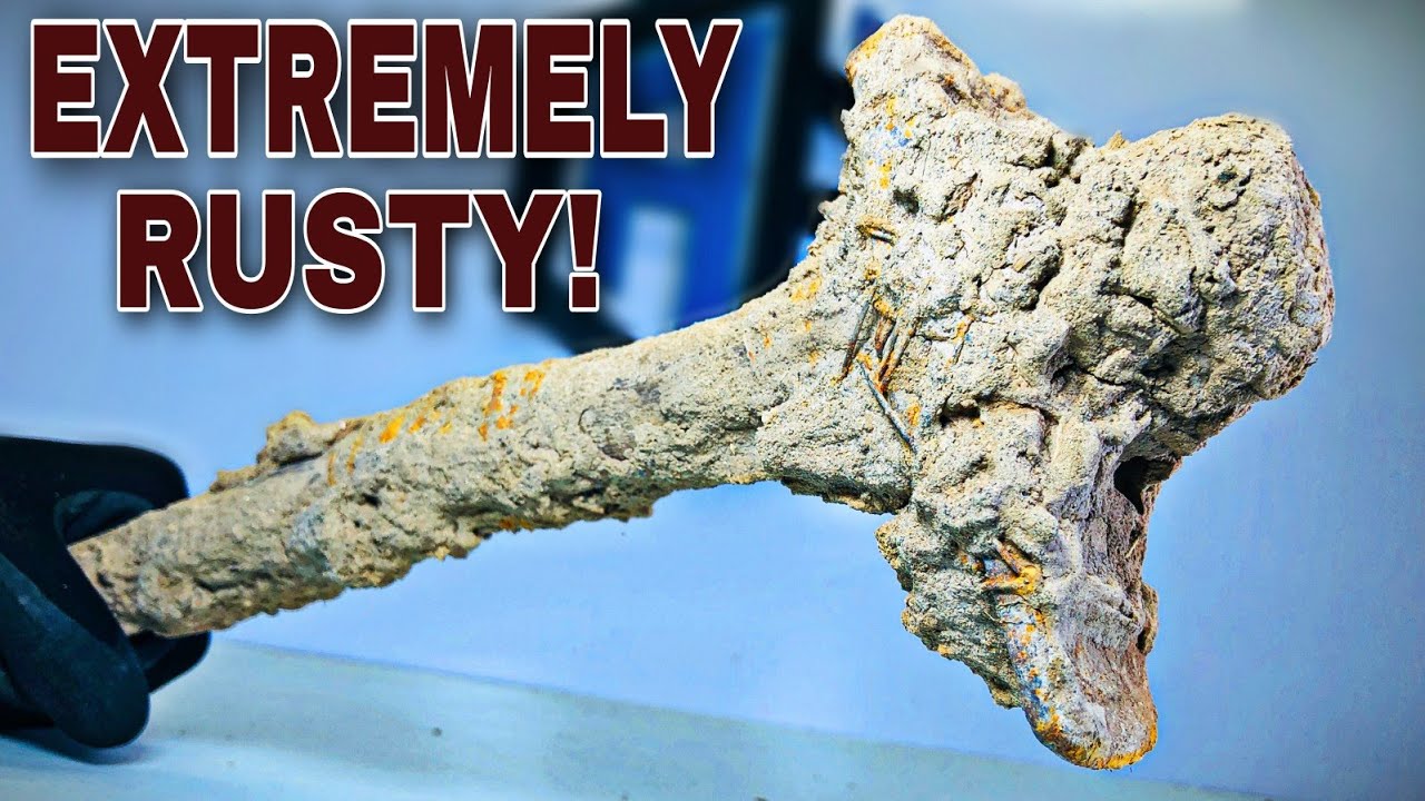 Extremely Rusty Hammer Restoration - Customization & Restoration - YouTube