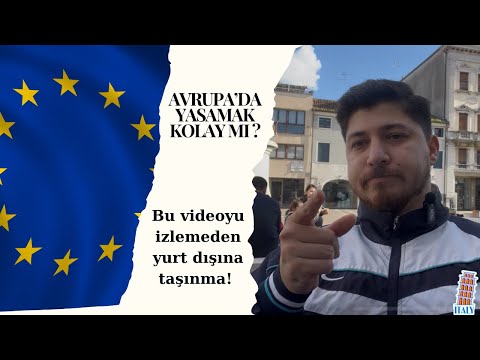 Avrupada yasamak çok mu kolay ? | Yurt dışına taşınmadan iki kere düşün !