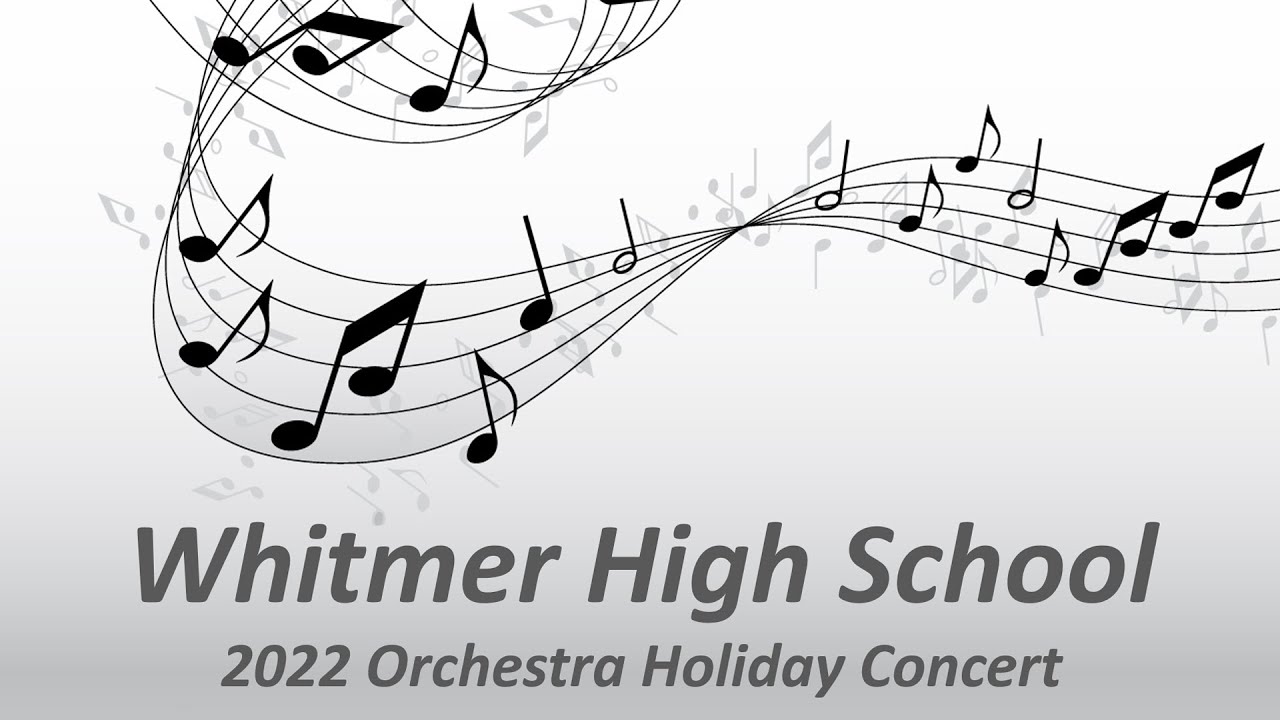 2022 Whitmer High School Orchestra Holiday Concert - YouTube