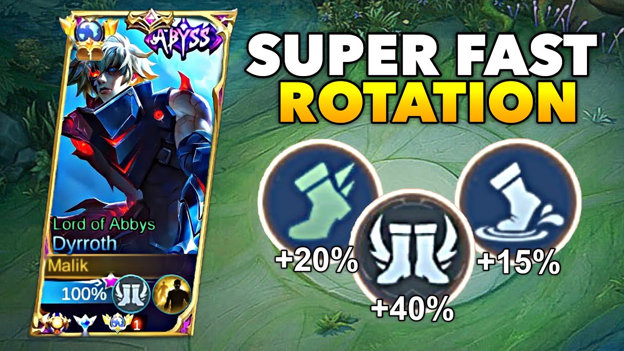 DYRROTH USERS MUST TRY THIS DYRROTH FULL SPEED EMBLEM SET UP😱🔥 (super ...