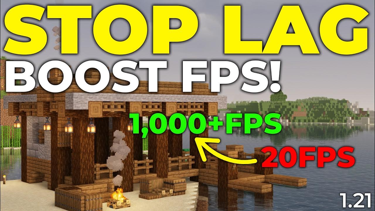 Make Minecraft Less Laggy & Boost FPS in Minecraft 1.21 - YouTube