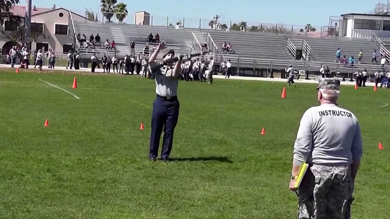2014 JROTC Drill Meet Individual Exhibition - YouTube