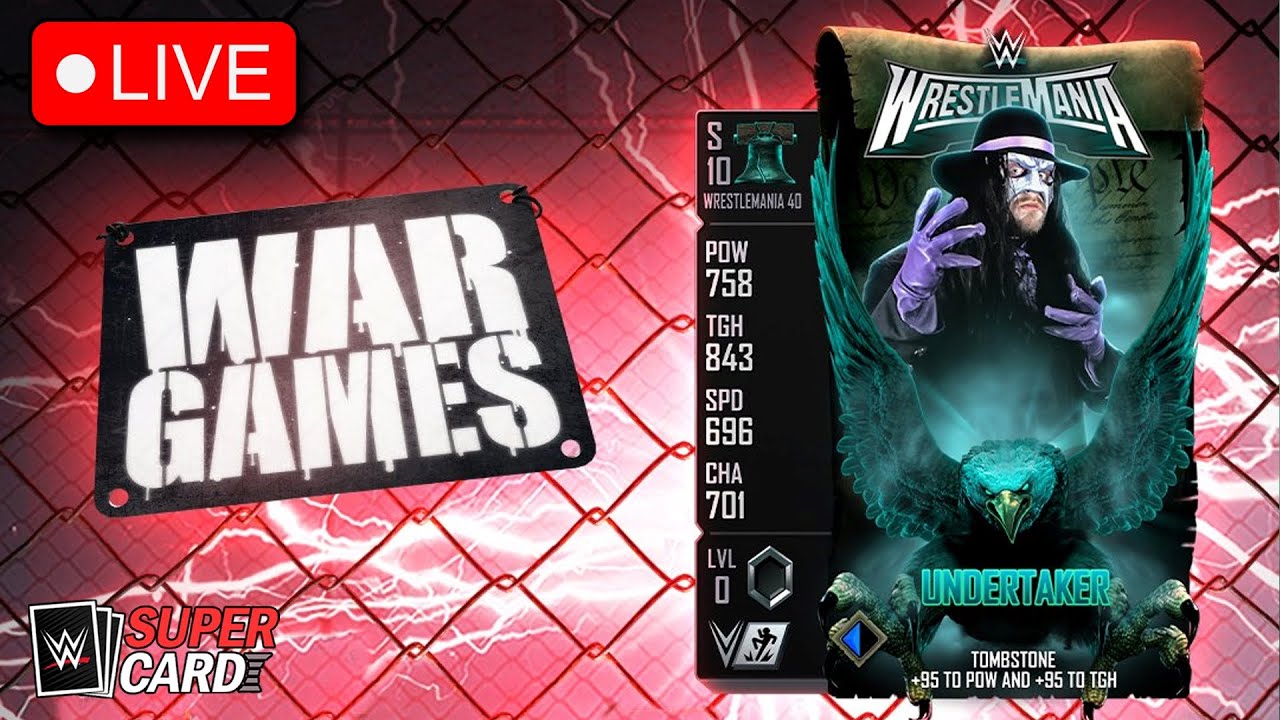 🔴 LIVE STREAM - War Games Event feat. Undertaker 🏆 Death Waits For No ...
