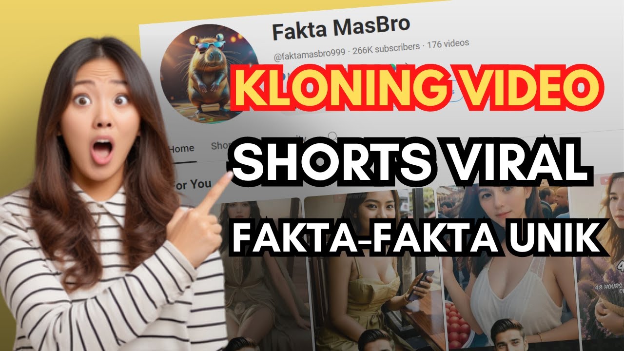 Cara BUAT VIDEO SHORTS VIRAL Fakta Unik untuk Pemula - YouTube