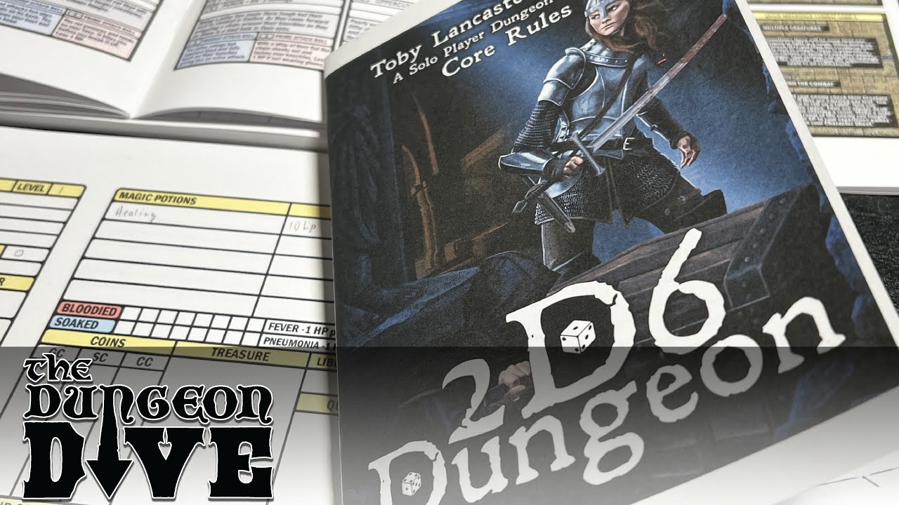 2D6 Dungeon - for once I'm excited about the combat in a dungeon crawl ...