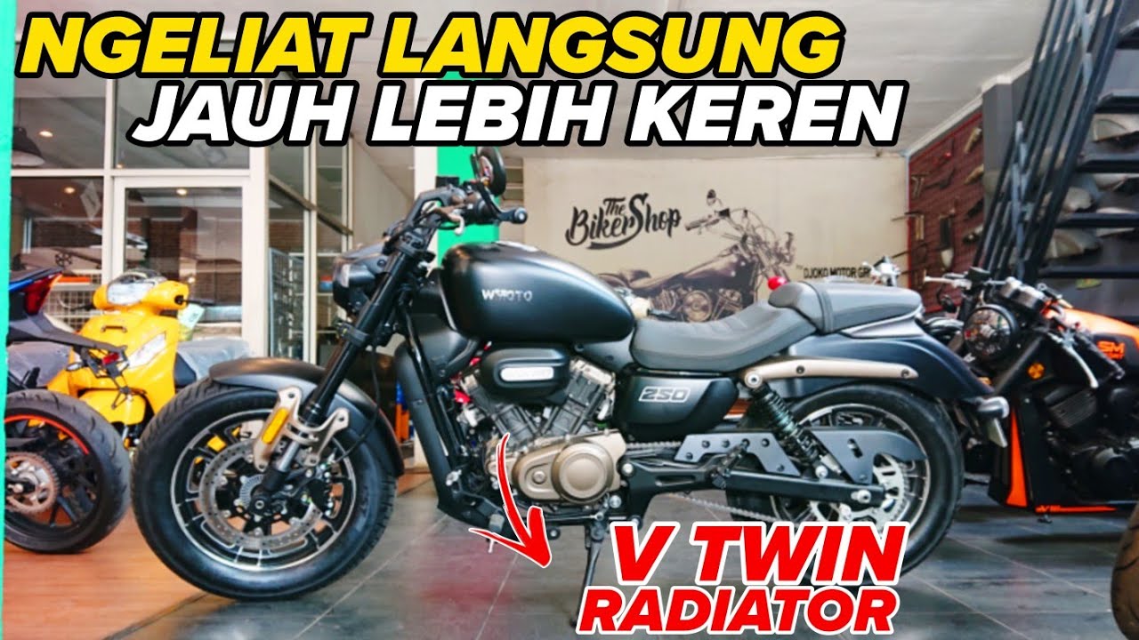 WMOTO MORBIUS 250 | Tampilan Harley Harga 60 Jutaan! - YouTube