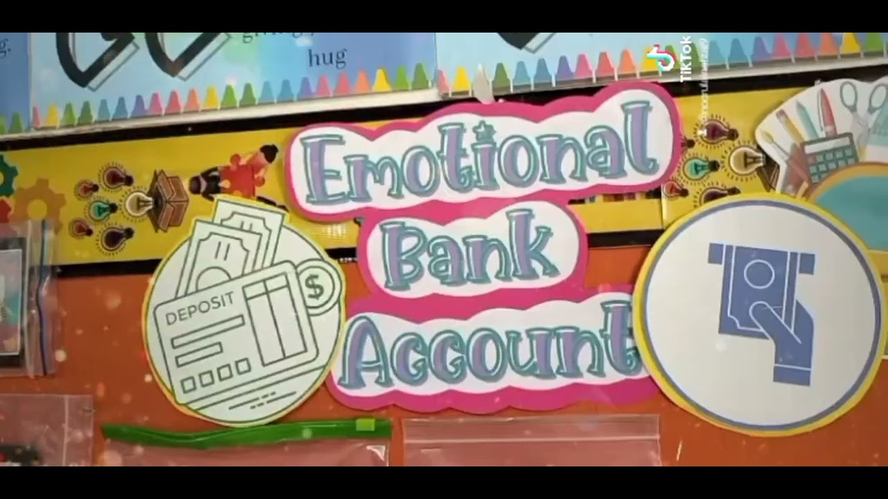 Emotional Bank account classroom display - YouTube