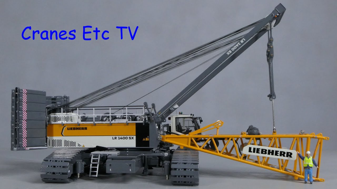 WSI Liebherr LR 1400 SX Crawler Crane by Cranes Etc TV - YouTube