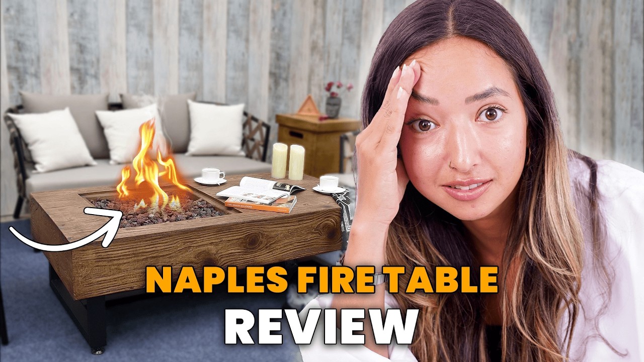 Elementi Naples Fire Table Review: Watch BEFORE You Buy! - YouTube