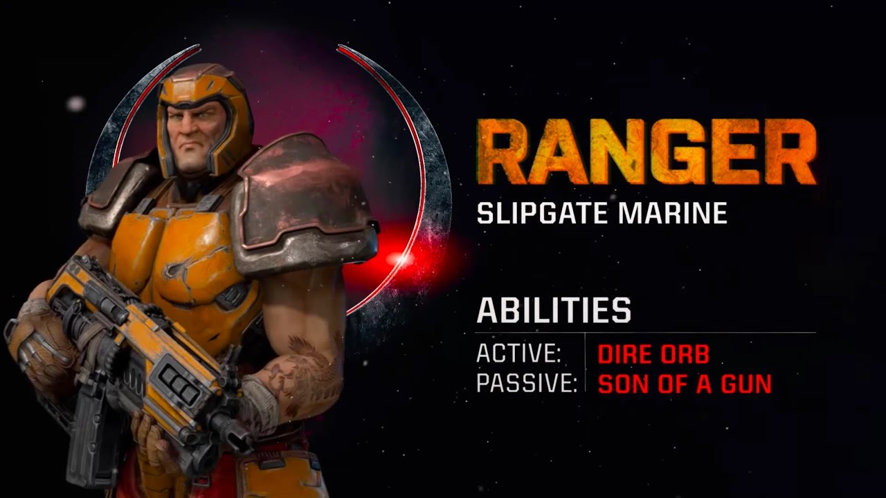 Quake Champions Ranger Skins and Abilities Tutorial - YouTube