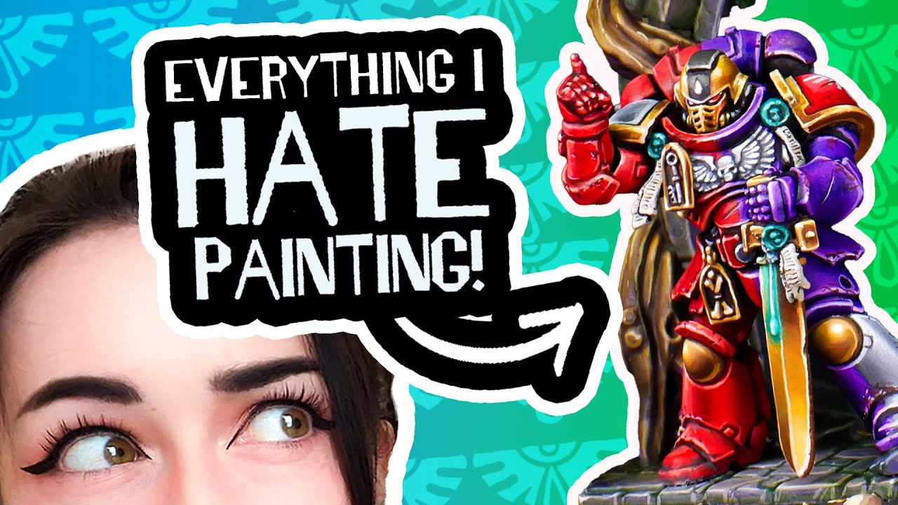 I created a NIGHTMARE Space Marine Chapter to make me a Better Painter ...