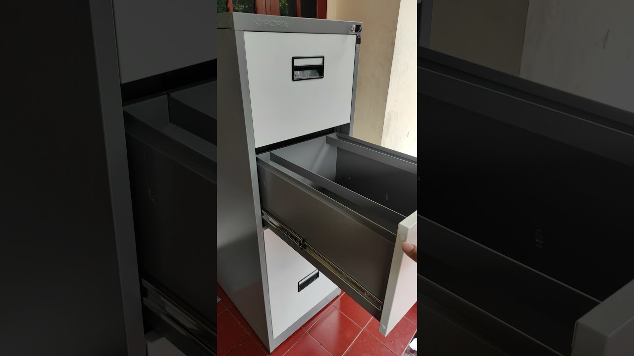 Filling Cabinet 4 laci D4A BT, sistem tatikan laci Anti Tilt dan ...