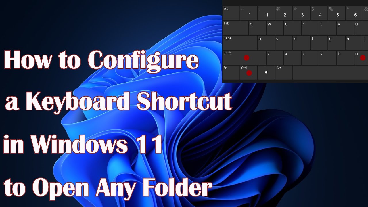 How to Configure a Keyboard Shortcut in Windows 11 to Open Any Folder ...