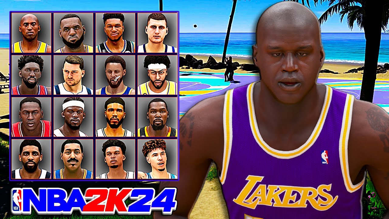 BEST Shaquille "Shaq" O'Neal Face Creation on NBA 2k24! - YouTube