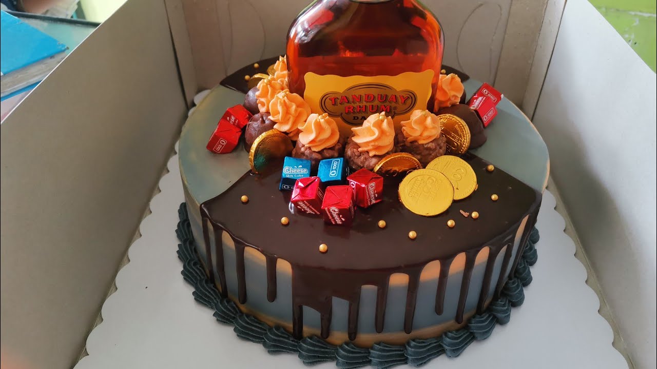TANDUAY CAKE IN BLACK ORANGE FOR YOUR BIRTHDAY - TEACHER JOEMAR - YouTube