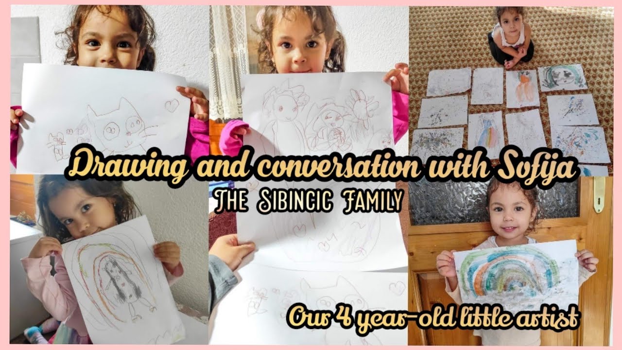 DRAWING AND CONVERSATION WITH SOFIJA | THE SIBINCIC FAMILY - YouTube
