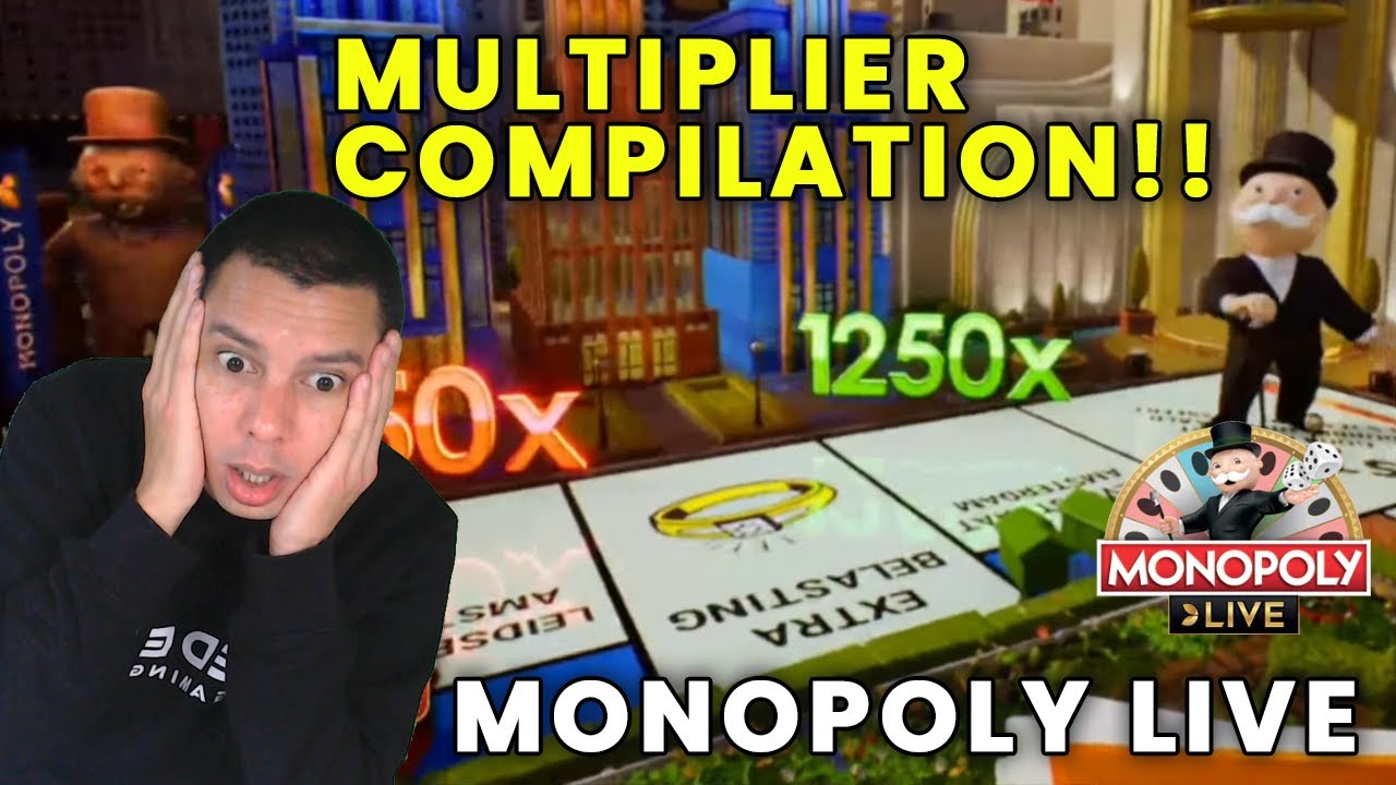 Monopoly Live Multiplier Compilation: Chance + Big Multi = Epic Win ...