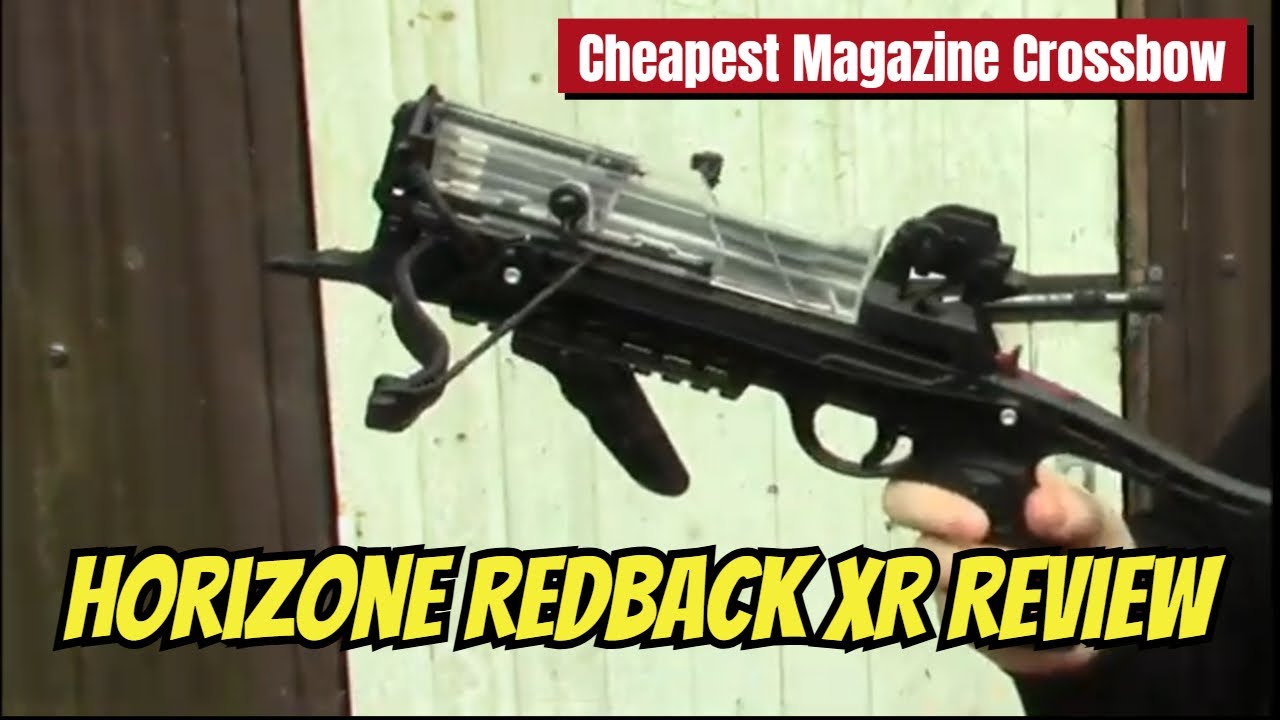 HORI-ZONE REDBACK XR (80lb Pistol Crossbow with Magazine) - YouTube