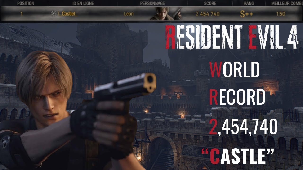 Resident Evil 4 REMAKE (old) WORLD RECORD MERCENARIES "2,454,740 ...