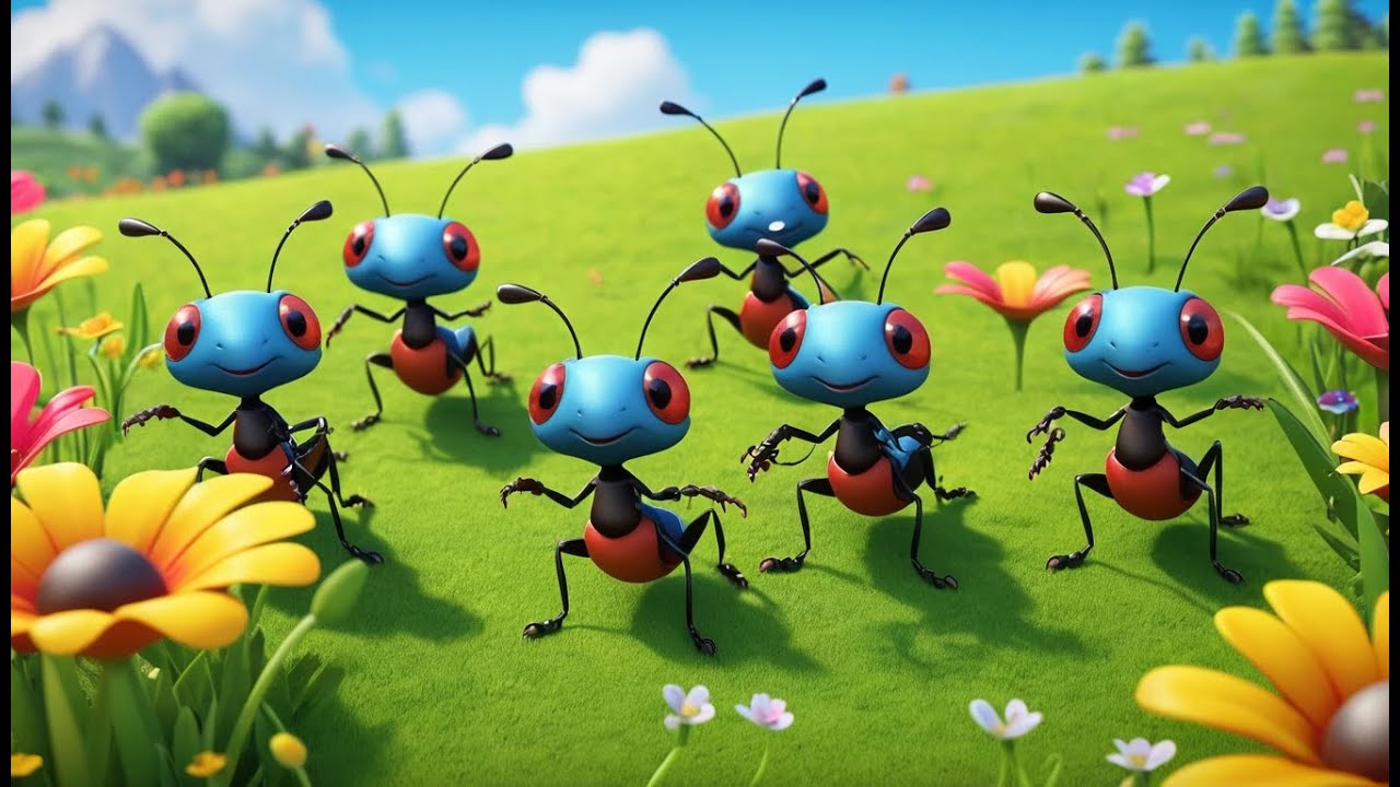 The Ants Go Marching | Fun Nursery Rhyme for Kids | Sing-Along Song ...